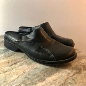 Clarks Shoes | Nl Leather Blue Mules | Poshmark